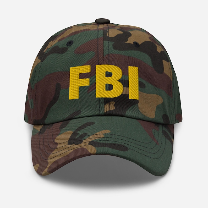 FBI - Premium Dad Hat - FBI Costume - FBI Cap - Veteran Gift - Retired ...