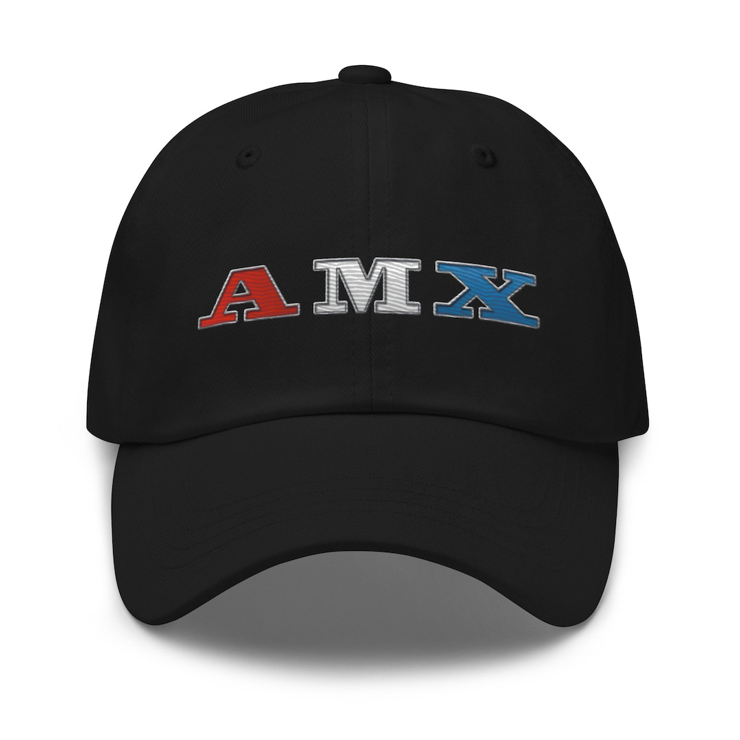 AMX - Premium Dad Hat - American Motors Corporation AMC AMX Logo Badge ...