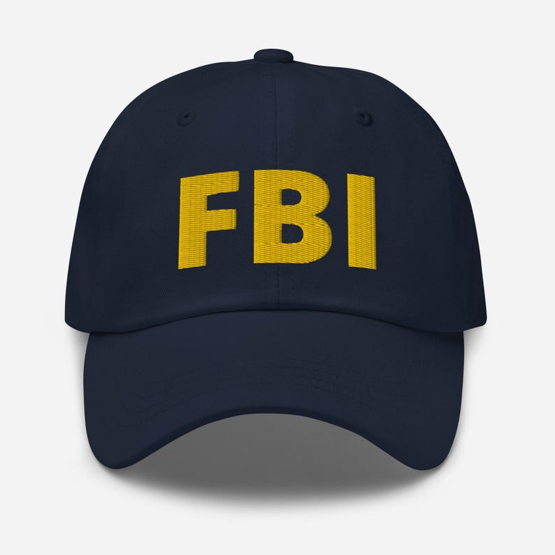 FBI - Premium Dad Hat - FBI Costume - FBI Cap - Veteran Gift - Retired ...
