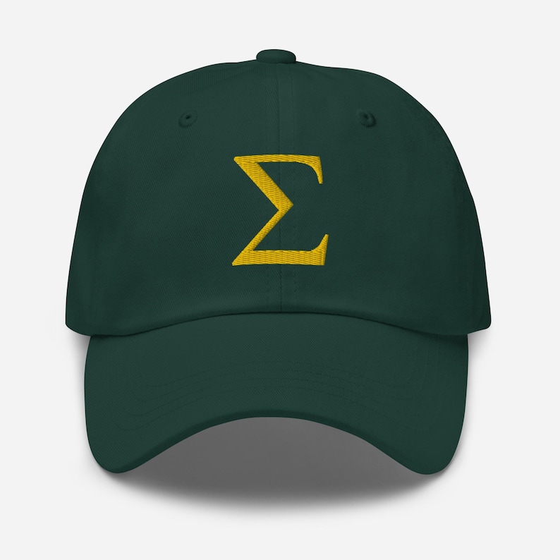 Sigma Symbol - Premium Dad Hat (Σ) - Etsy México