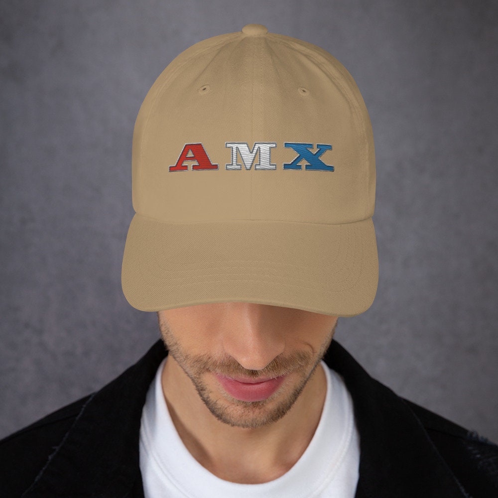 AMX Premium Dad Hat American Motors Corporation AMC AMX Logo Badge - Etsy