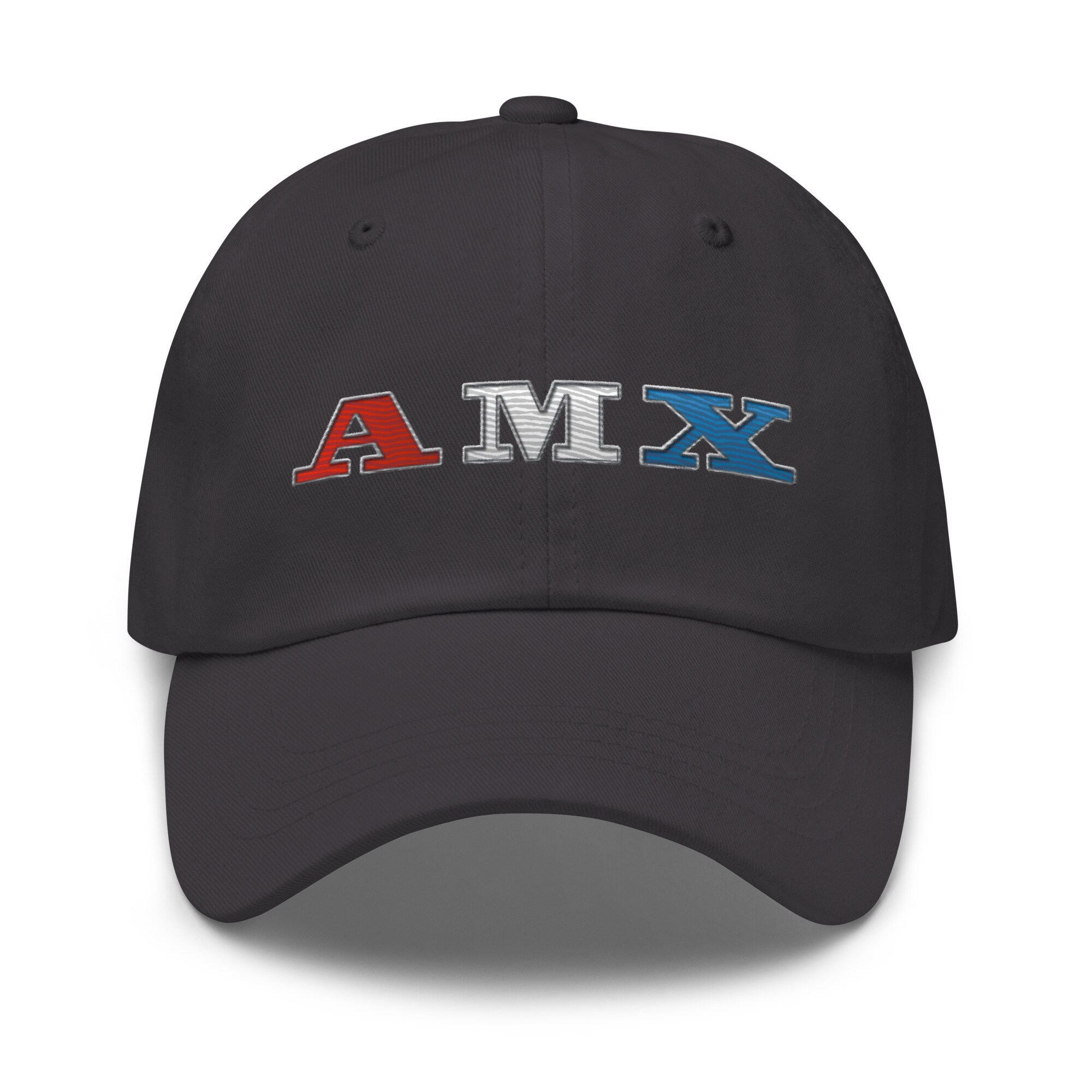 AMX - Premium Dad Hat - American Motors Corporation AMC AMX Logo Badge ...