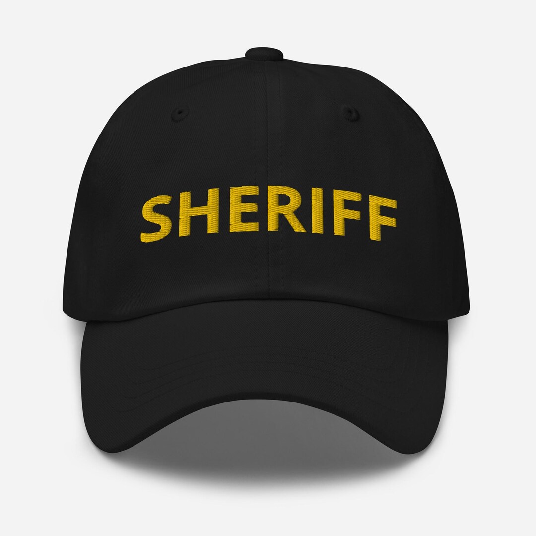 Sheriff - Gorra de papá premium - Regalo para veteranos del sheriff ...