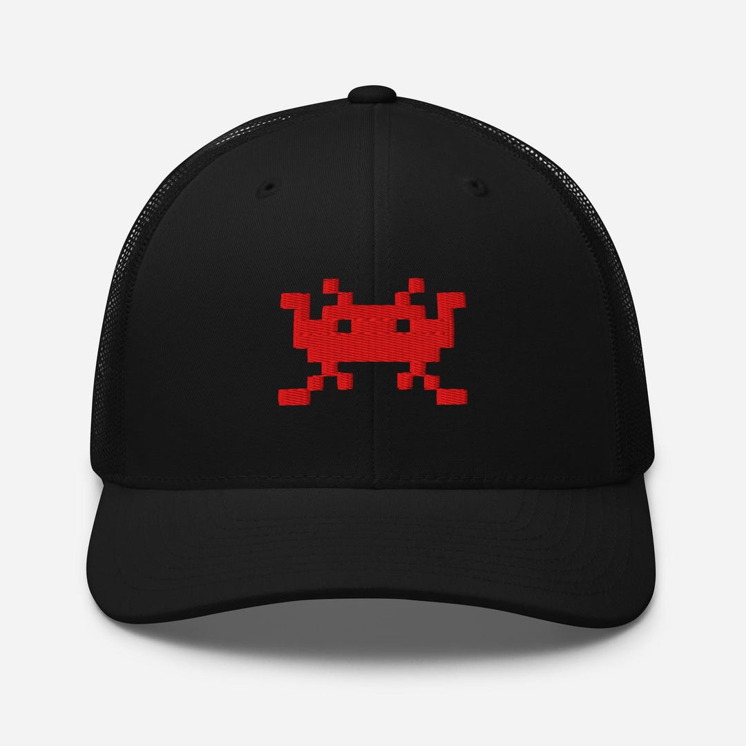 Space Invader - Premium Trucker Cap - Etsy