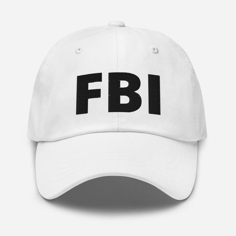 FBI - Premium Dad Hat - FBI Costume - FBI Cap - Veteran Gift - Retired ...