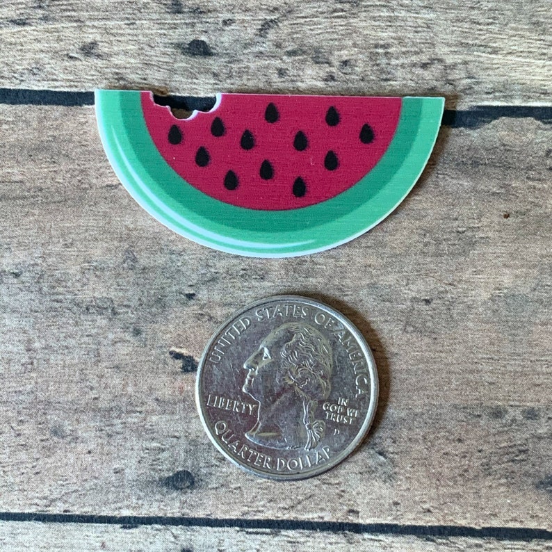 Set of 2 Watermelon Slice / Bite - Etsy