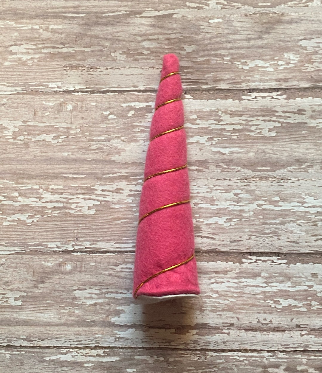 5” Pink Felt Unicorn Horn Plush - Etsy