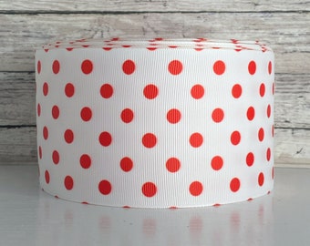 White Red Polka Dots - Etsy