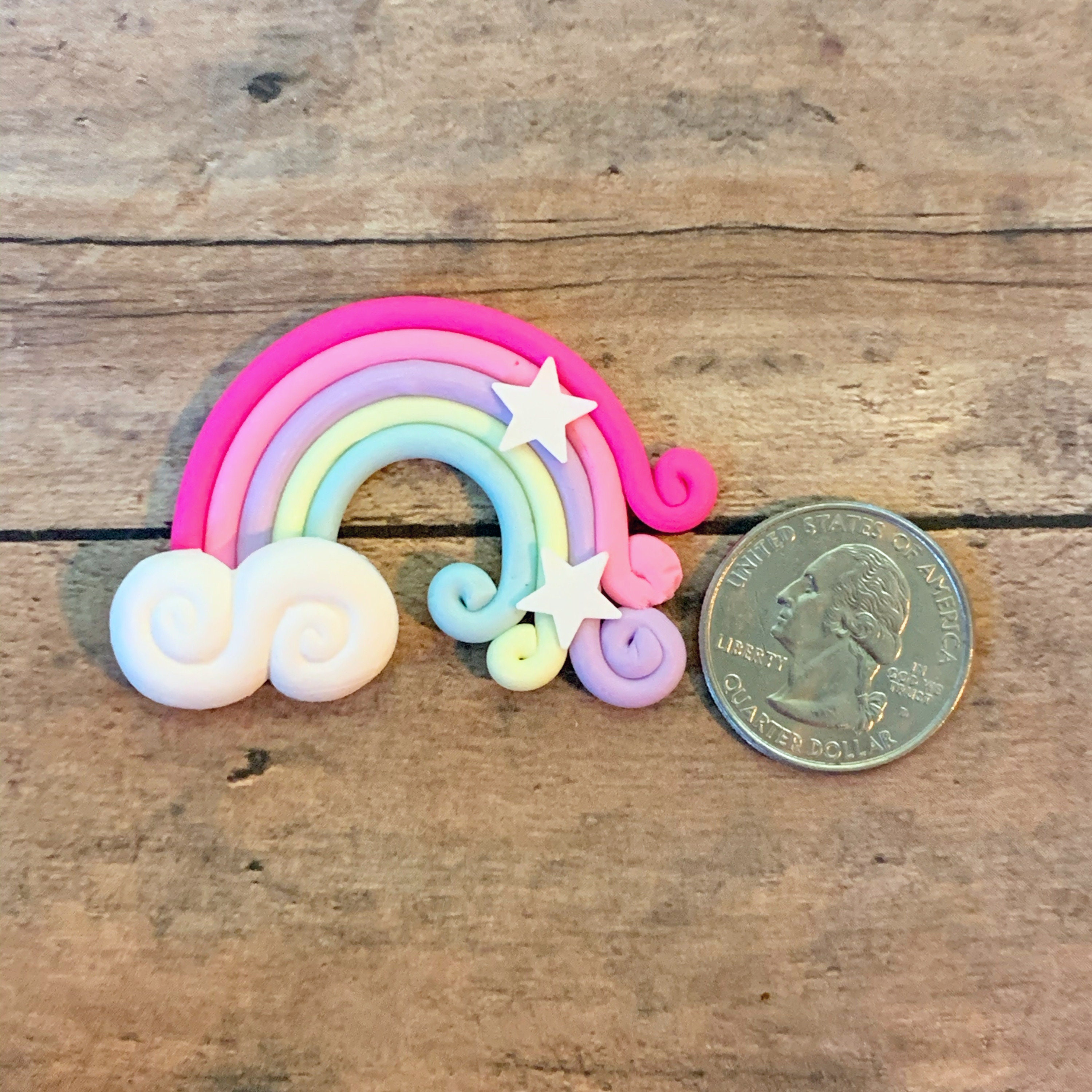 Pink 3D Rainbow Rubber Topper - Etsy