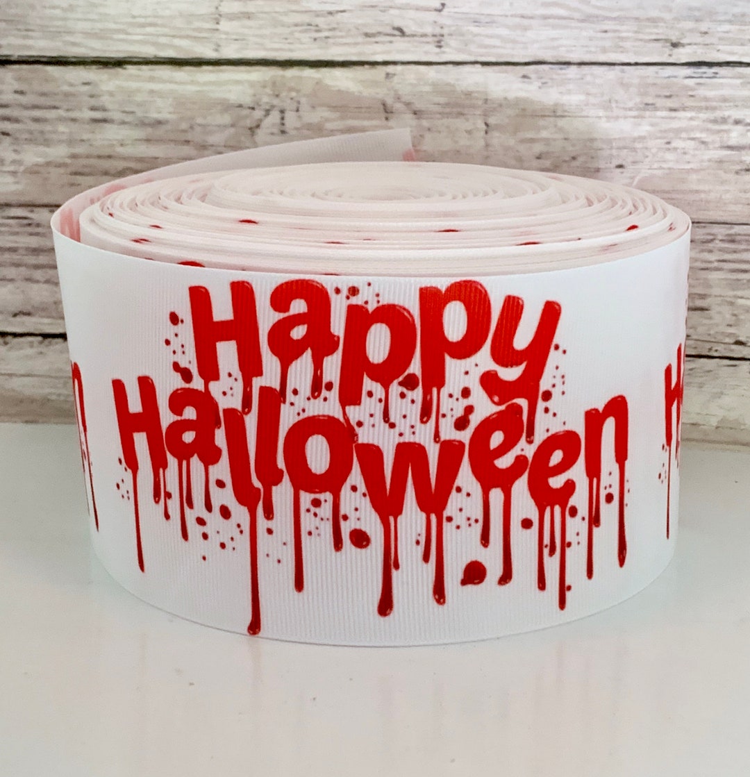 3” Happy Halloween Blood Splatter - Etsy