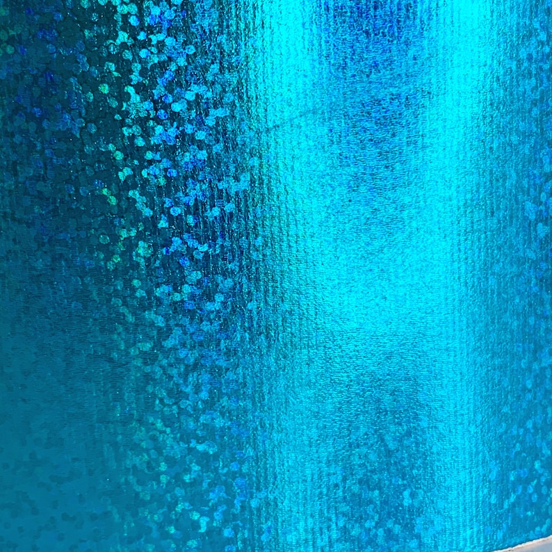 3” Blue Holographic Foil - Etsy