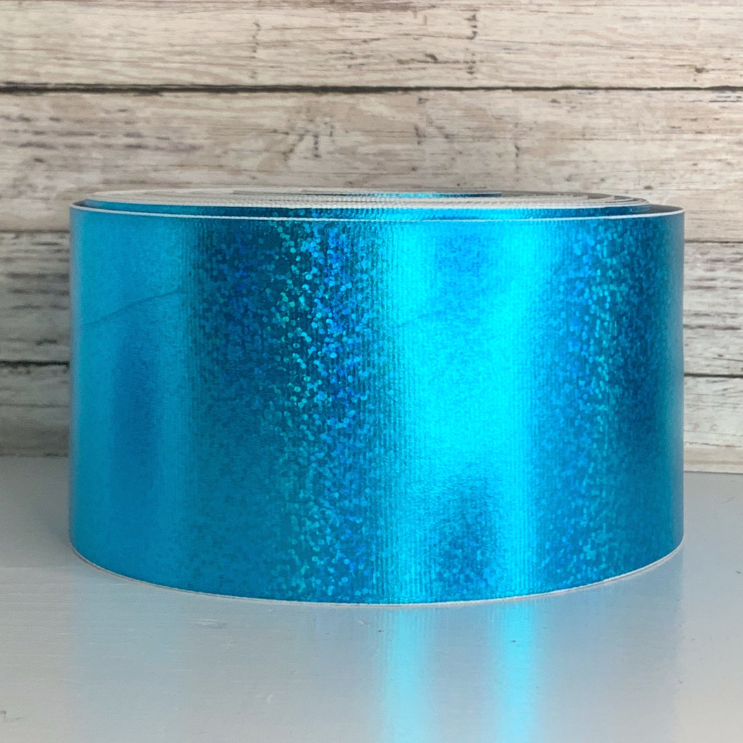3” Blue Holographic Foil - Etsy