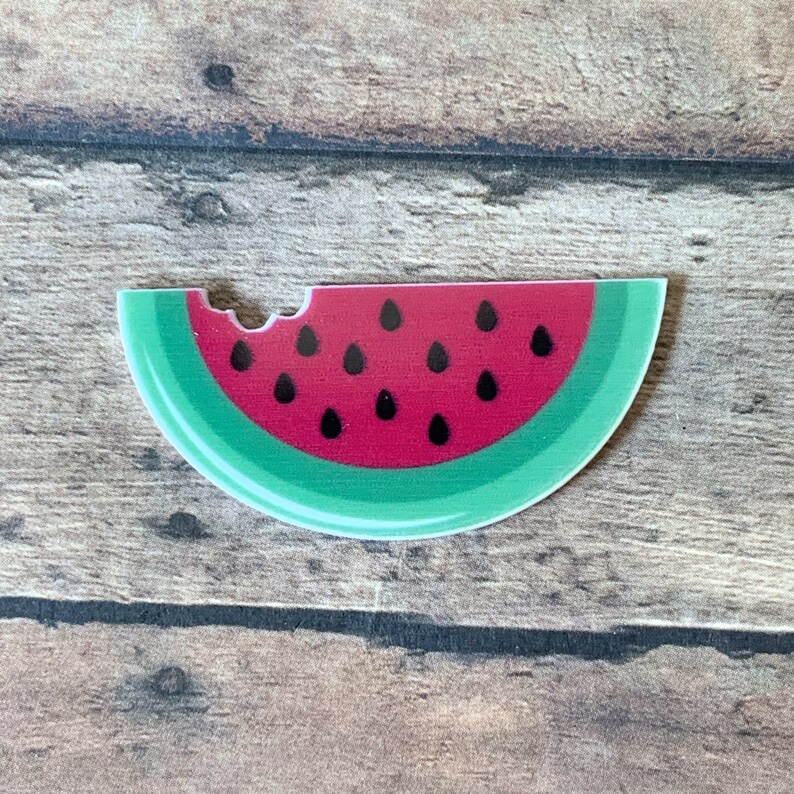 Set of 2 Watermelon Slice / Bite - Etsy