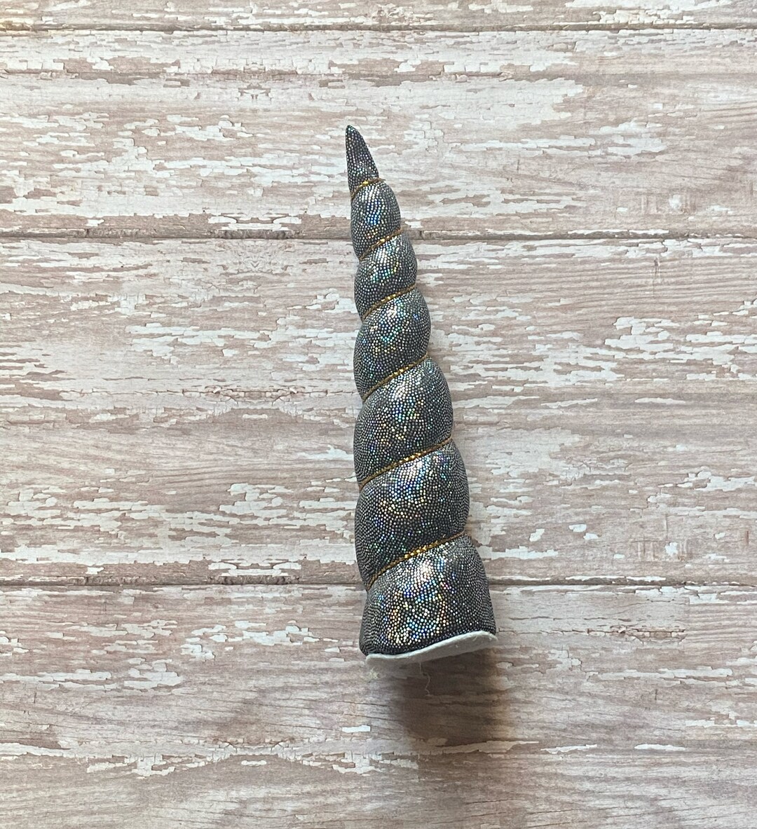 5” Sparkly Holographic Unicorn Horn Plush - Etsy