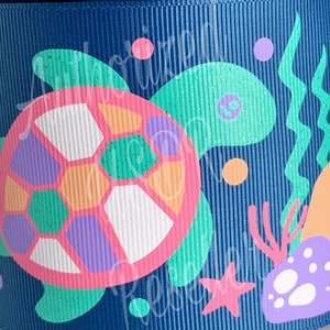 3” Sea Turtles Glitter USDR/ Navy - Etsy