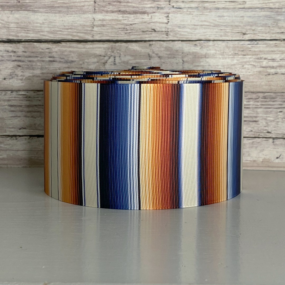 3” Brown & Blue Serape - Etsy
