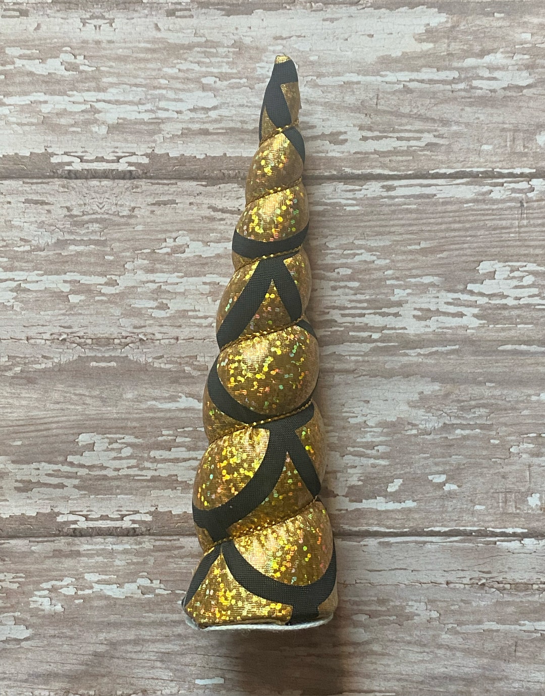 5” Gold & Black Unicorn Horn Plush - Etsy