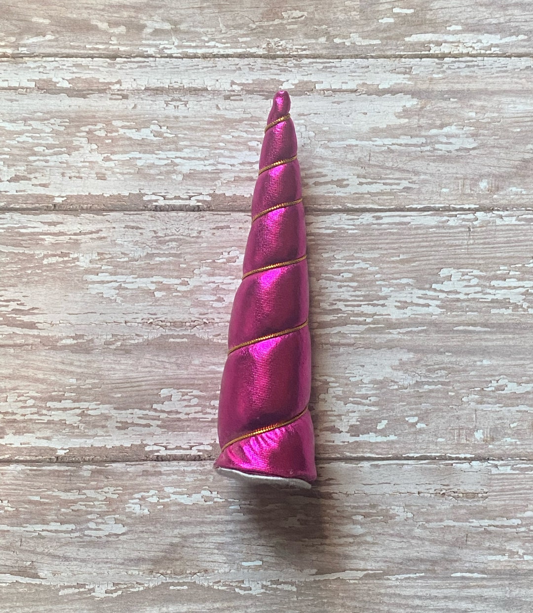 5” Deep Pink Unicorn Horn Plush - Etsy
