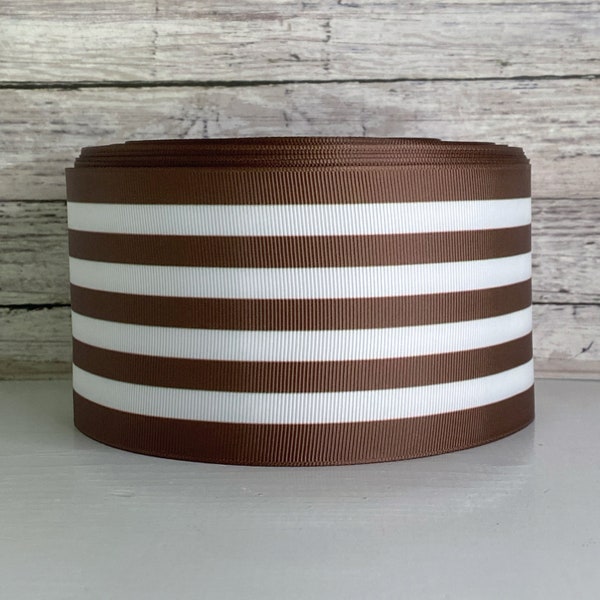 Brown Stripe Fabric - Etsy