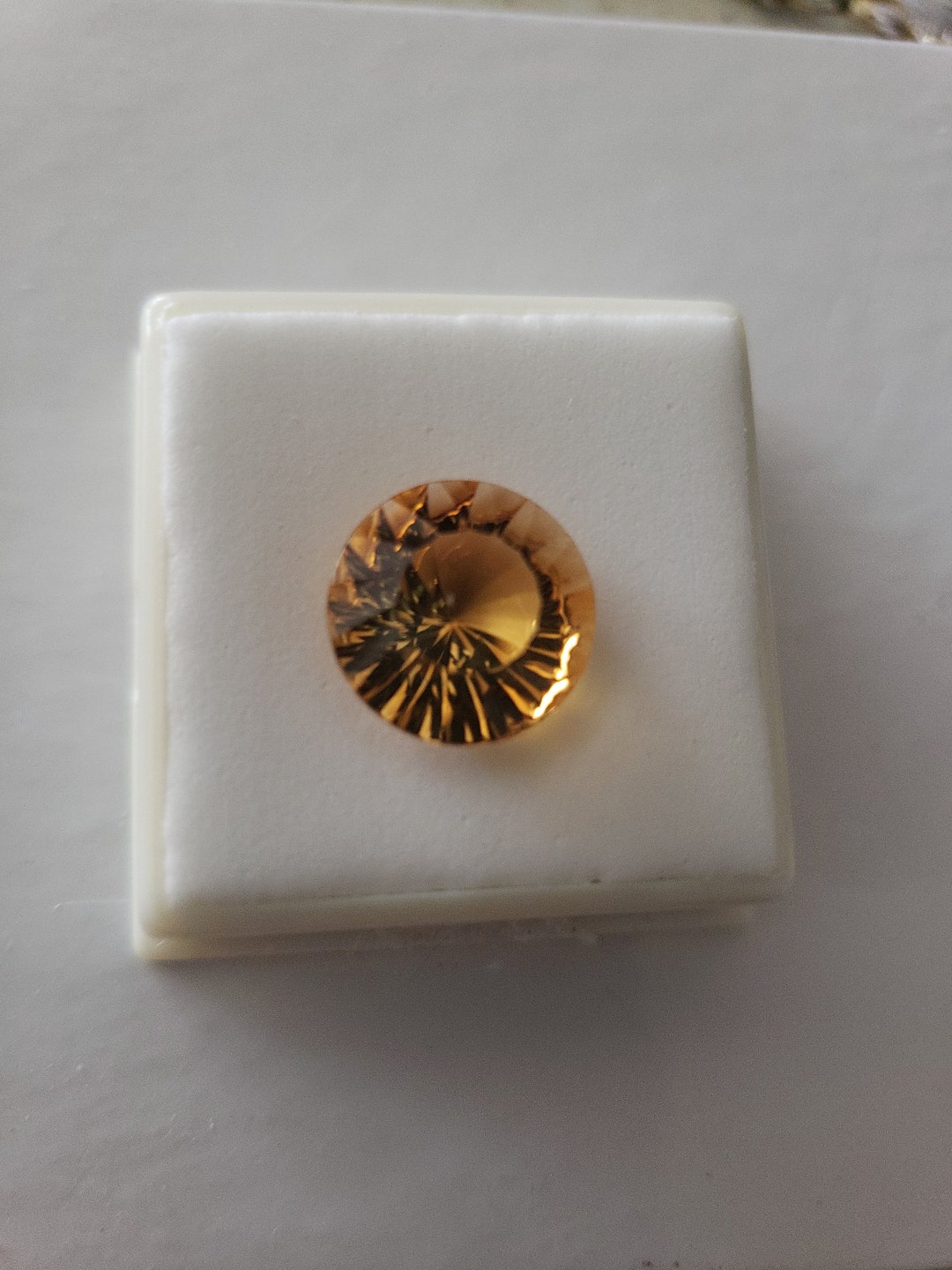 Citrine Cut Stone - Spinfire 14mm Round - 6.70CT - Never Mounted - Etsy