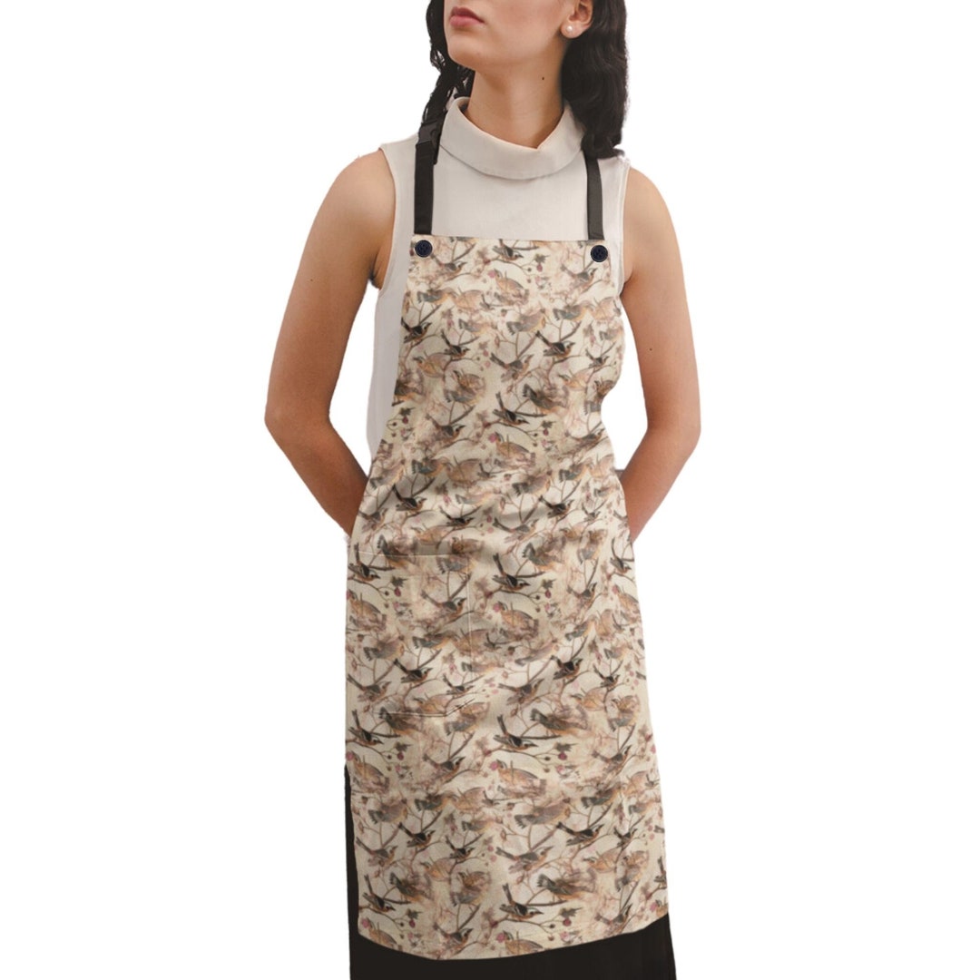 Perched in Time Apron for Women Springtime Apron for Gardening Baking ...