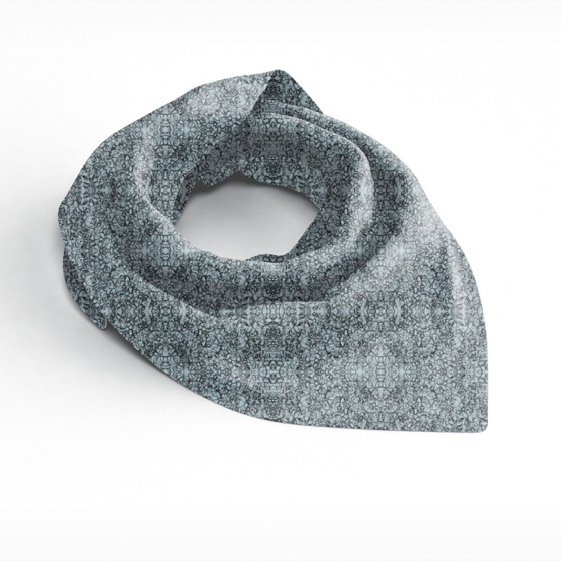 Grey Scarf - Etsy