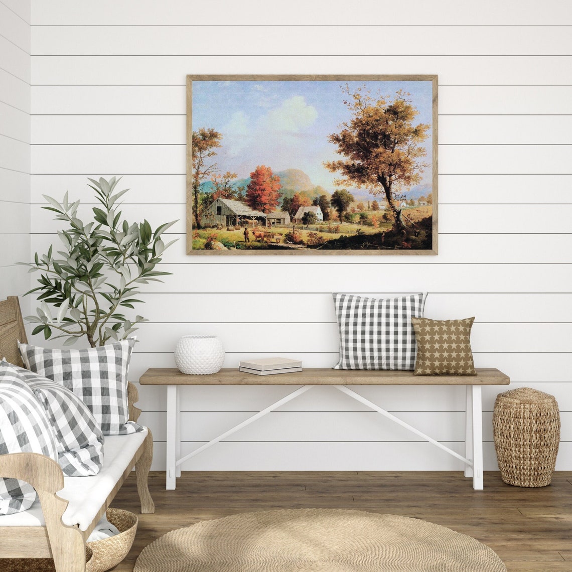 Autumn on the Farm, Warm Aesthetic Decor, Vintage Farmhouse, Fall Farm ...