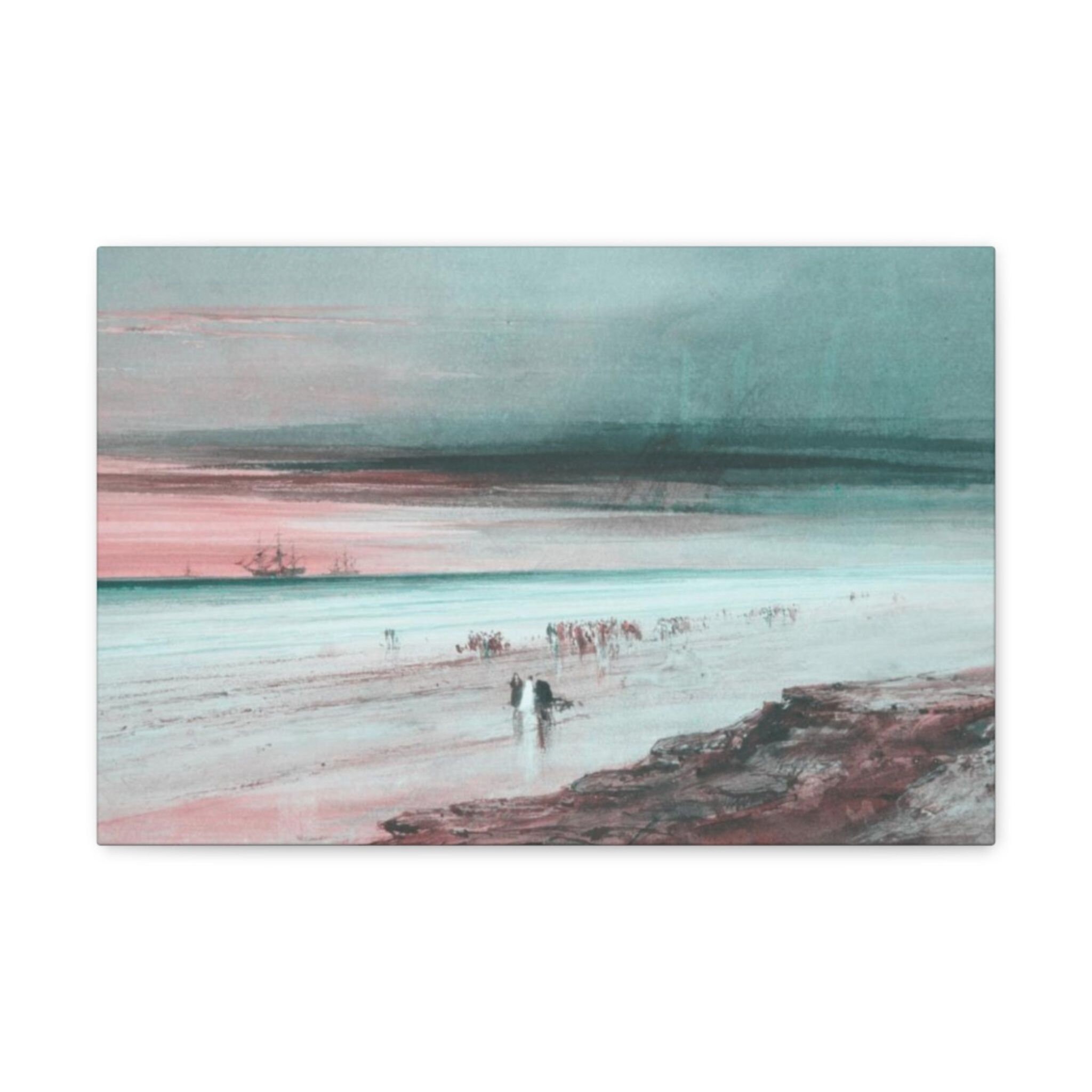 Beach Scene Canvas Wall Art James Hamilton Art Famous Beach - Etsy