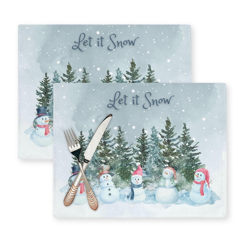 Winter Placemats - Etsy