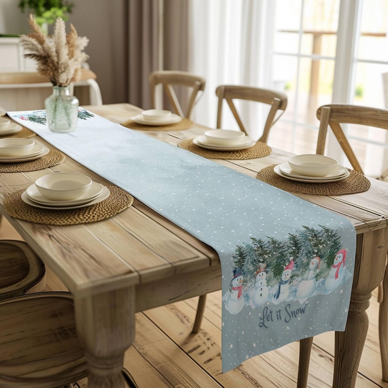 Winter Table Runner - Etsy