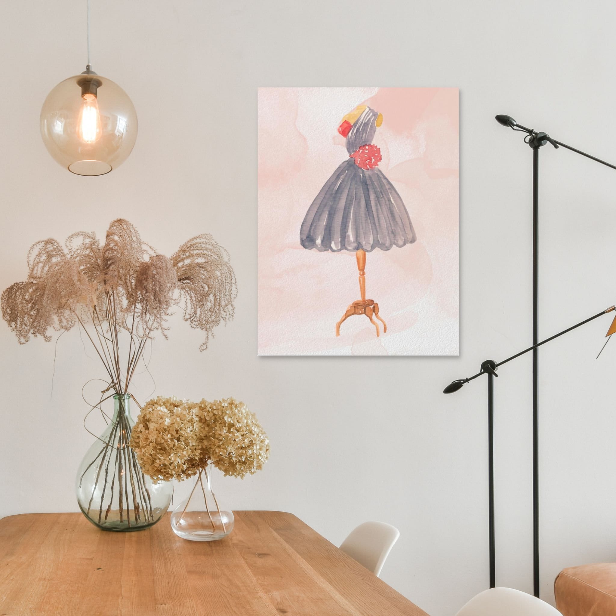 Dresstique, Framed Fashion Art, Dress Form Art, Fashionista Artwork ...