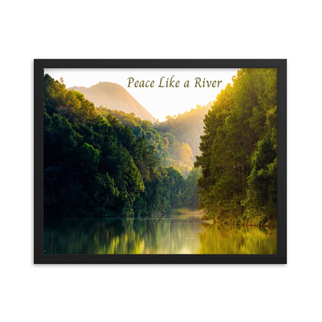 Stillwater Pass Art, Inspirational Quote, Tranquillity Wall Art ...
