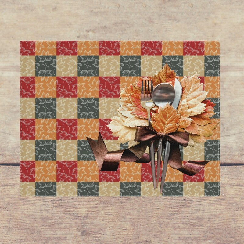 Fall Leaf Placemats - Etsy