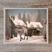 Santa Ride Horse and Sleigh Print, Sleigh Ride Printable, Santa Sleigh ...