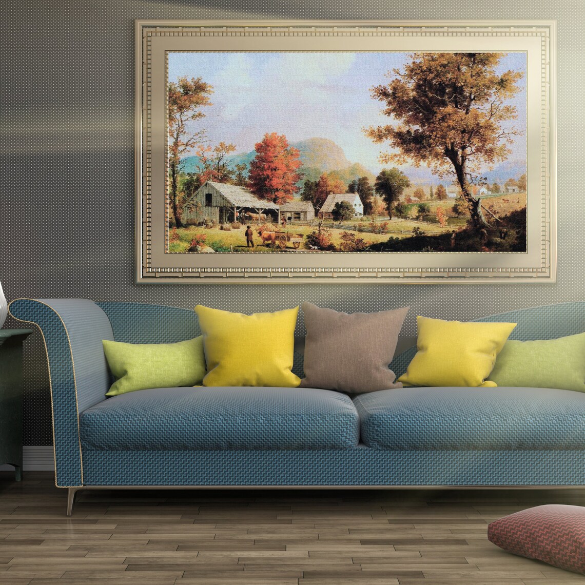 Autumn on the Farm, Warm Aesthetic Decor, Vintage Farmhouse, Fall Farm ...