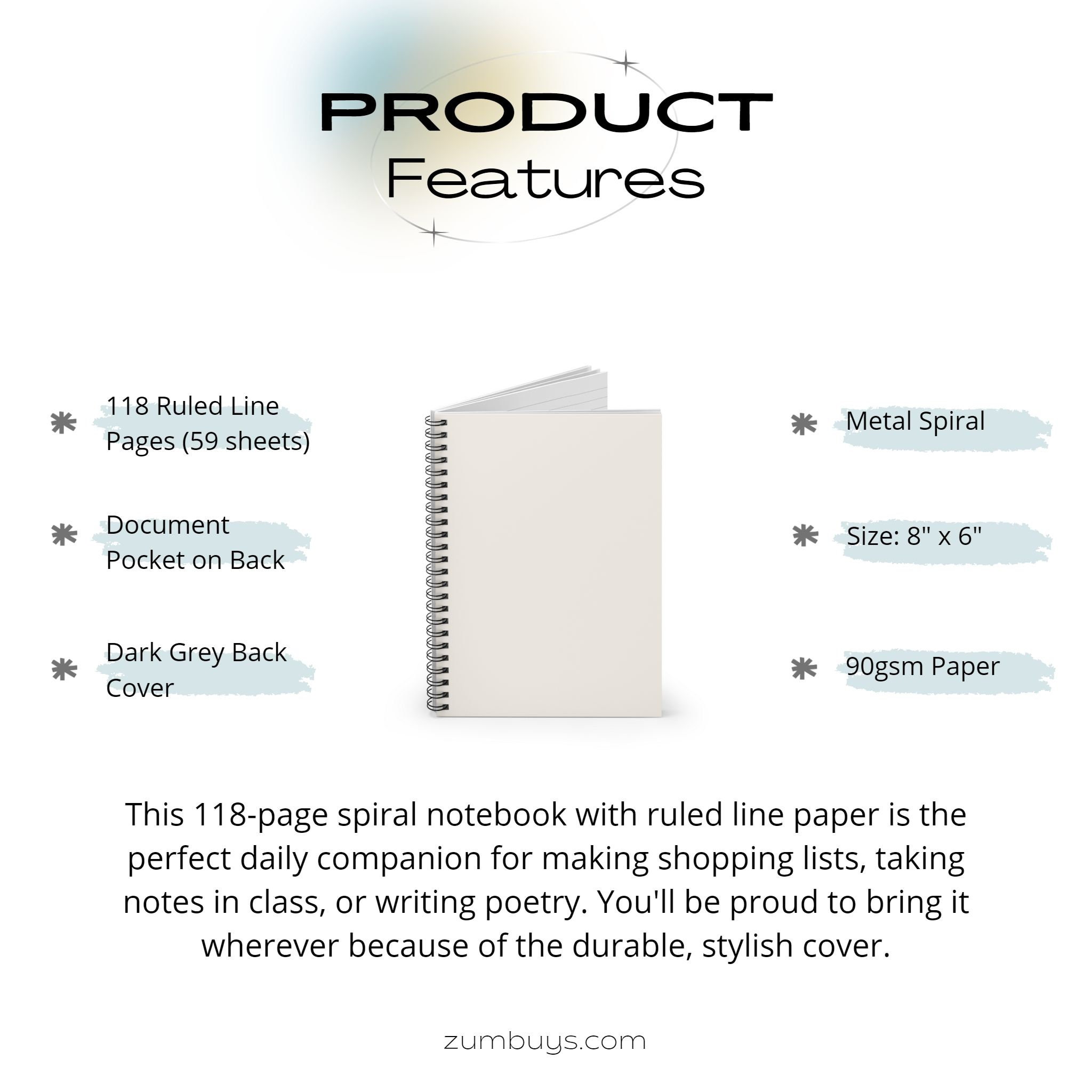 Inspire Me Daily, Spiral Notebook, If You Fail to Plan, 5x8 Lined ...