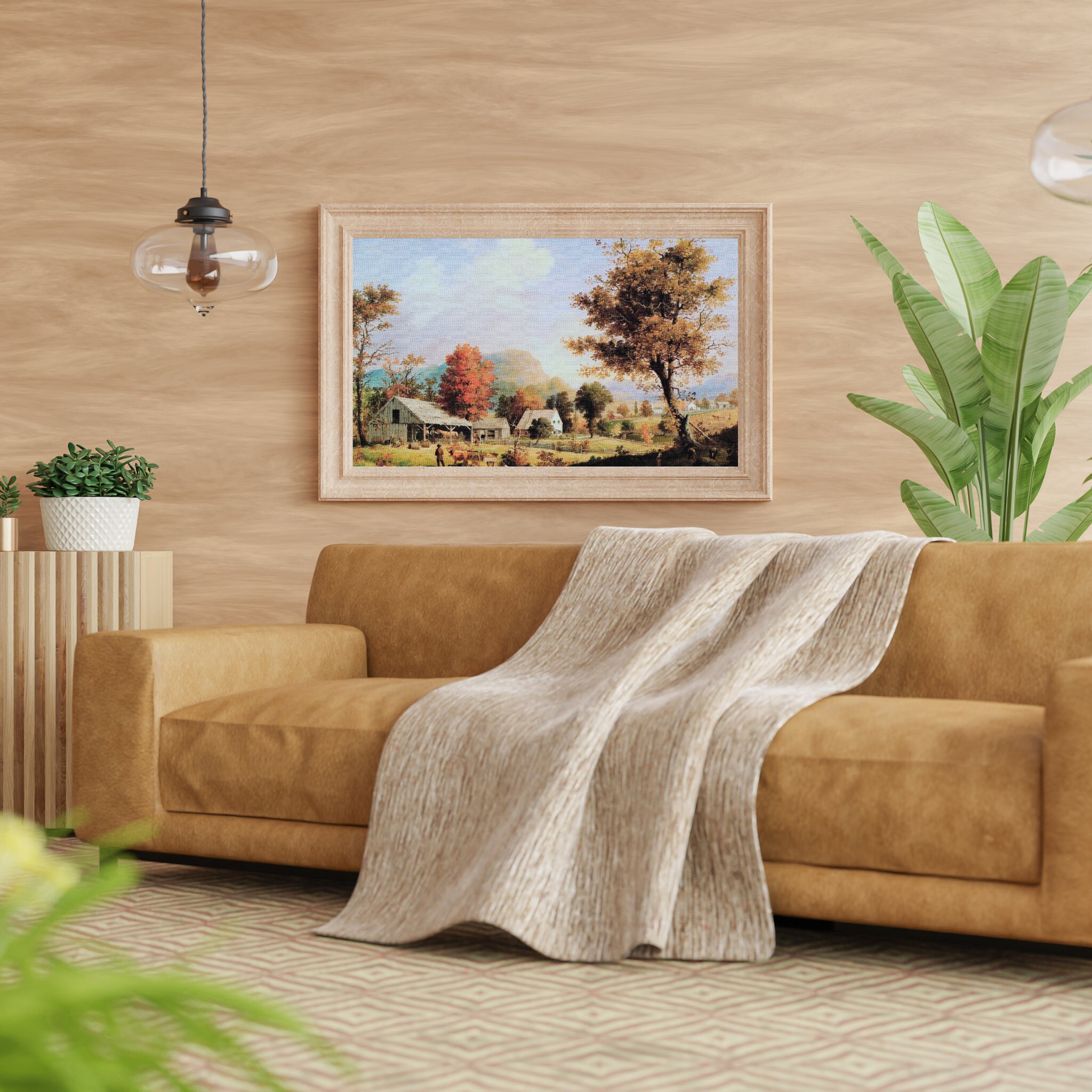 Autumn on the Farm, Warm Aesthetic Decor, Vintage Farmhouse, Fall Farm ...