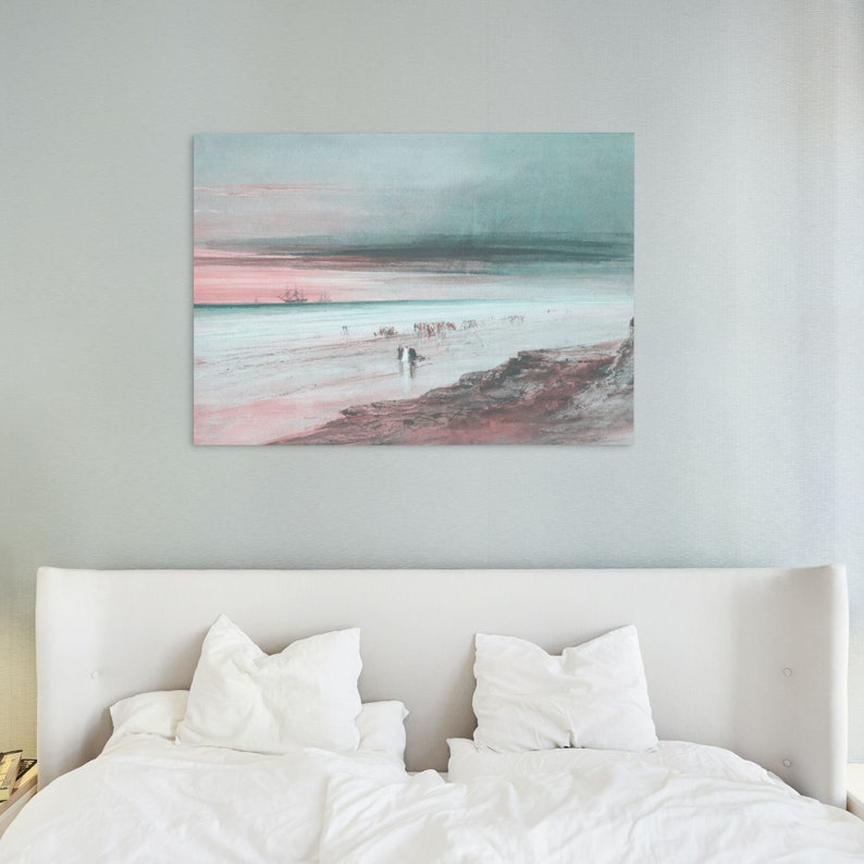Beach Scene Canvas Wall Art James Hamilton Art Famous Beach - Etsy