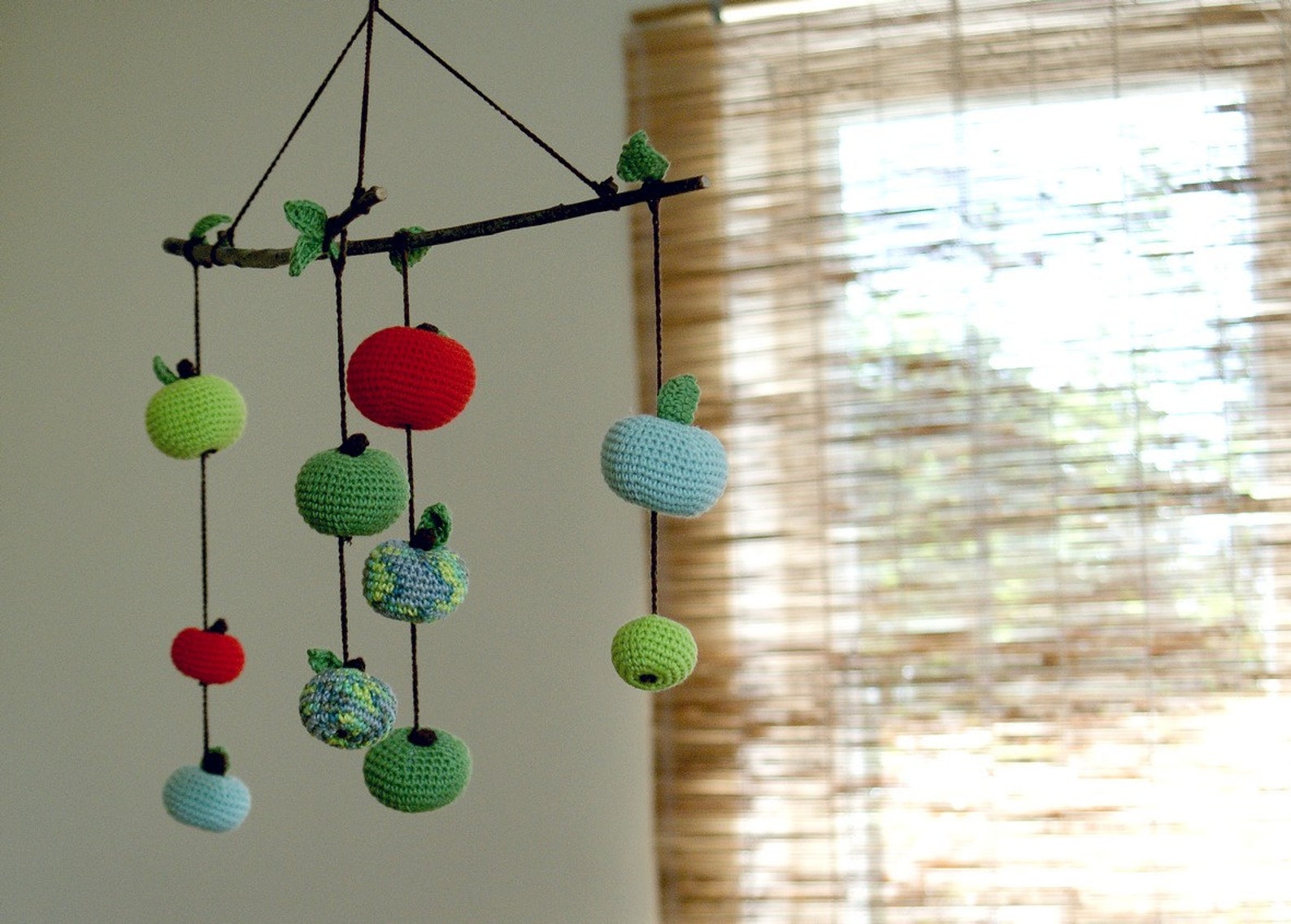 Baby Mobile baby Room Decoration Autumn Apple Mobile | Etsy