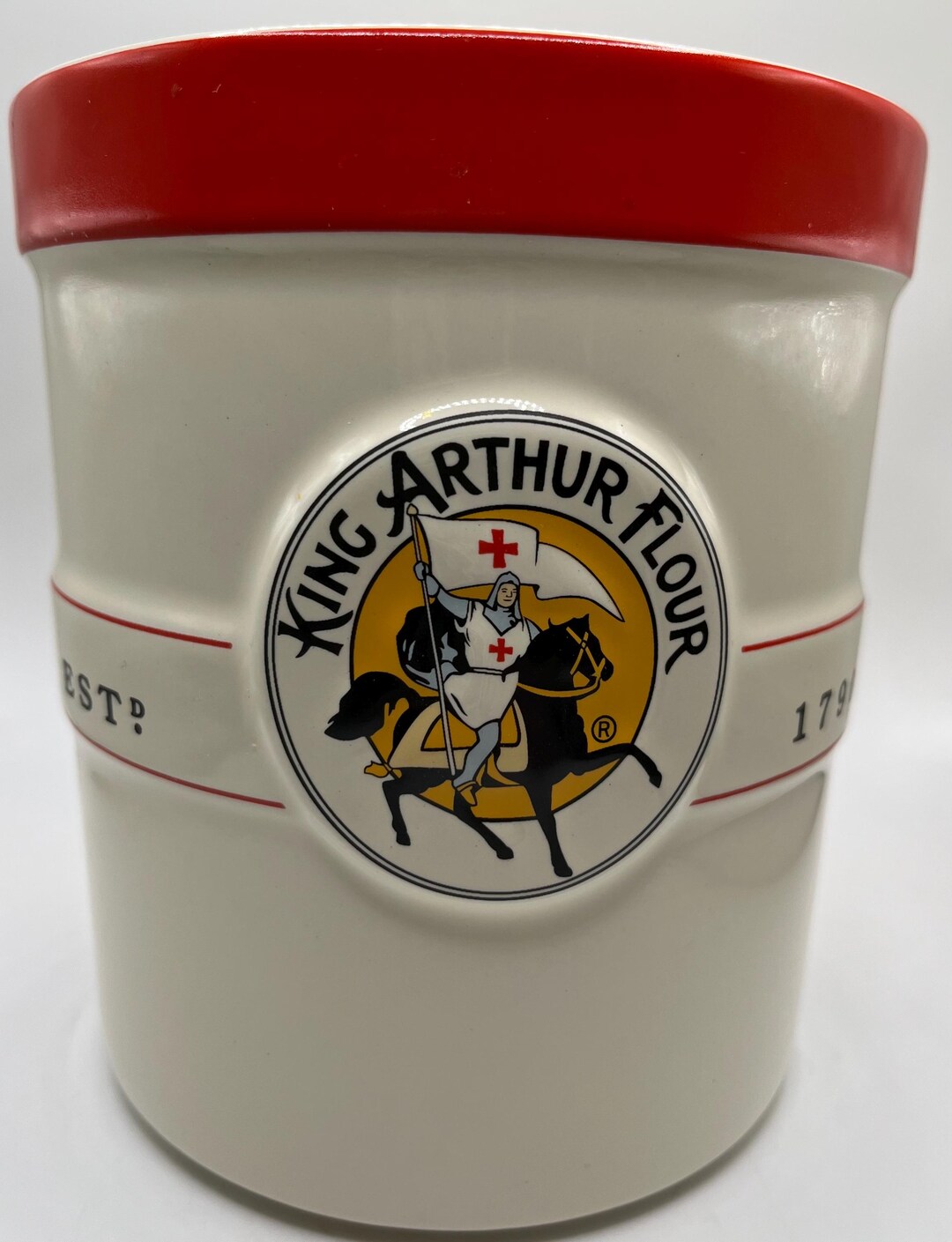 Chantal King Arthur Flour 1qt. Stoneware Crock - Etsy
