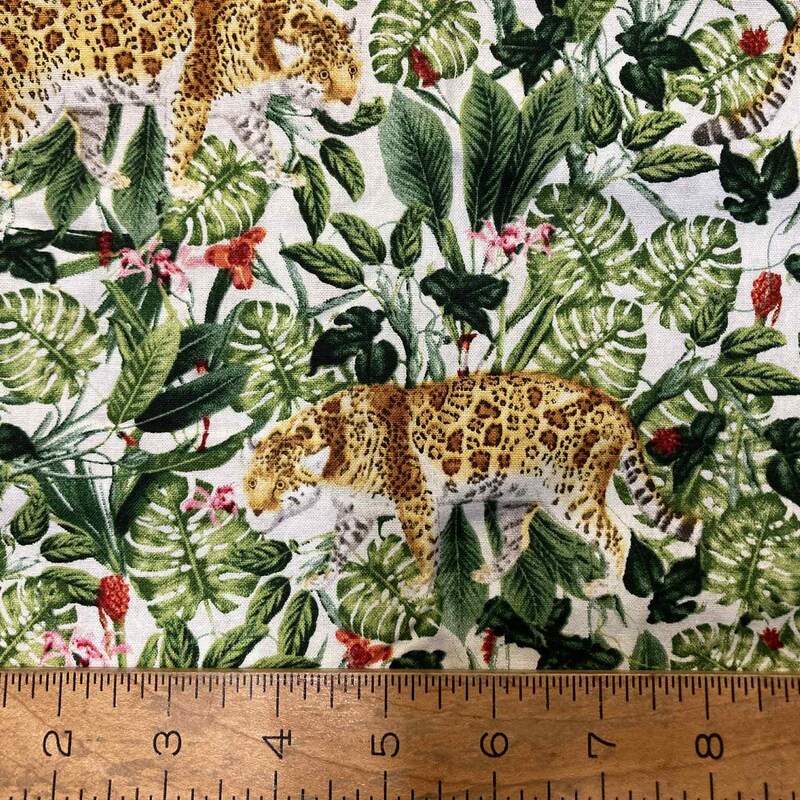 Jungle Print Fabric - Etsy