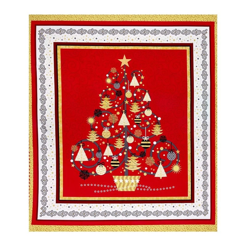 Christmas Quilt Panels - Etsy