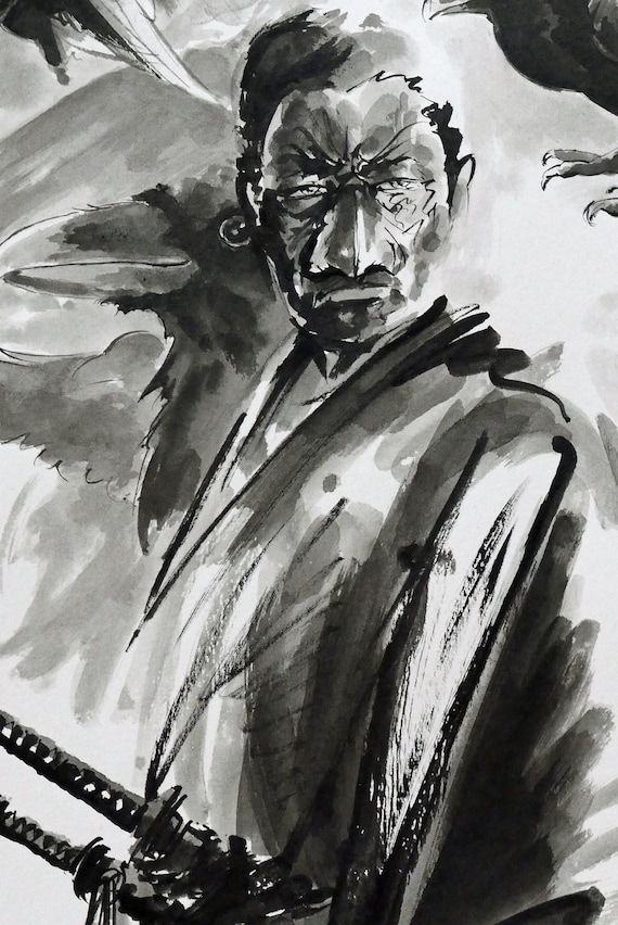 Karasu Tengu Drawing