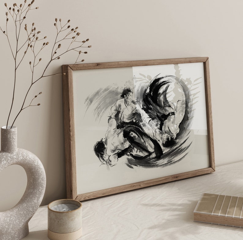 Aikido Painting Aikido Paintings Aikido Home Decor Aikido - Etsy