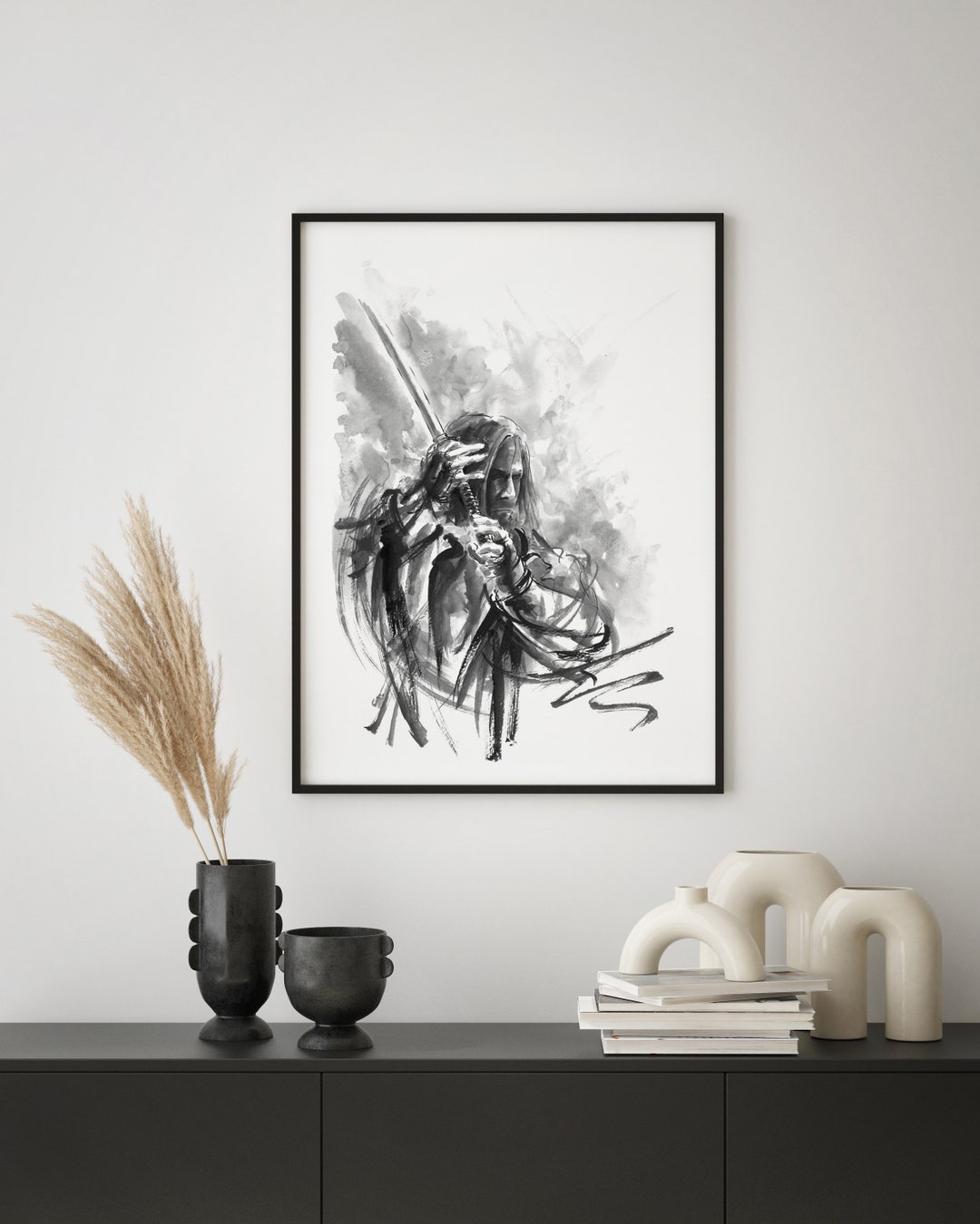 Samurai Ronin Unique Limited Art Print Home Interior Modern Design - Etsy