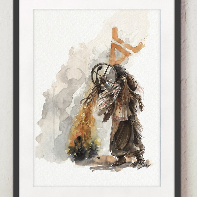 Shaman Poster - Etsy