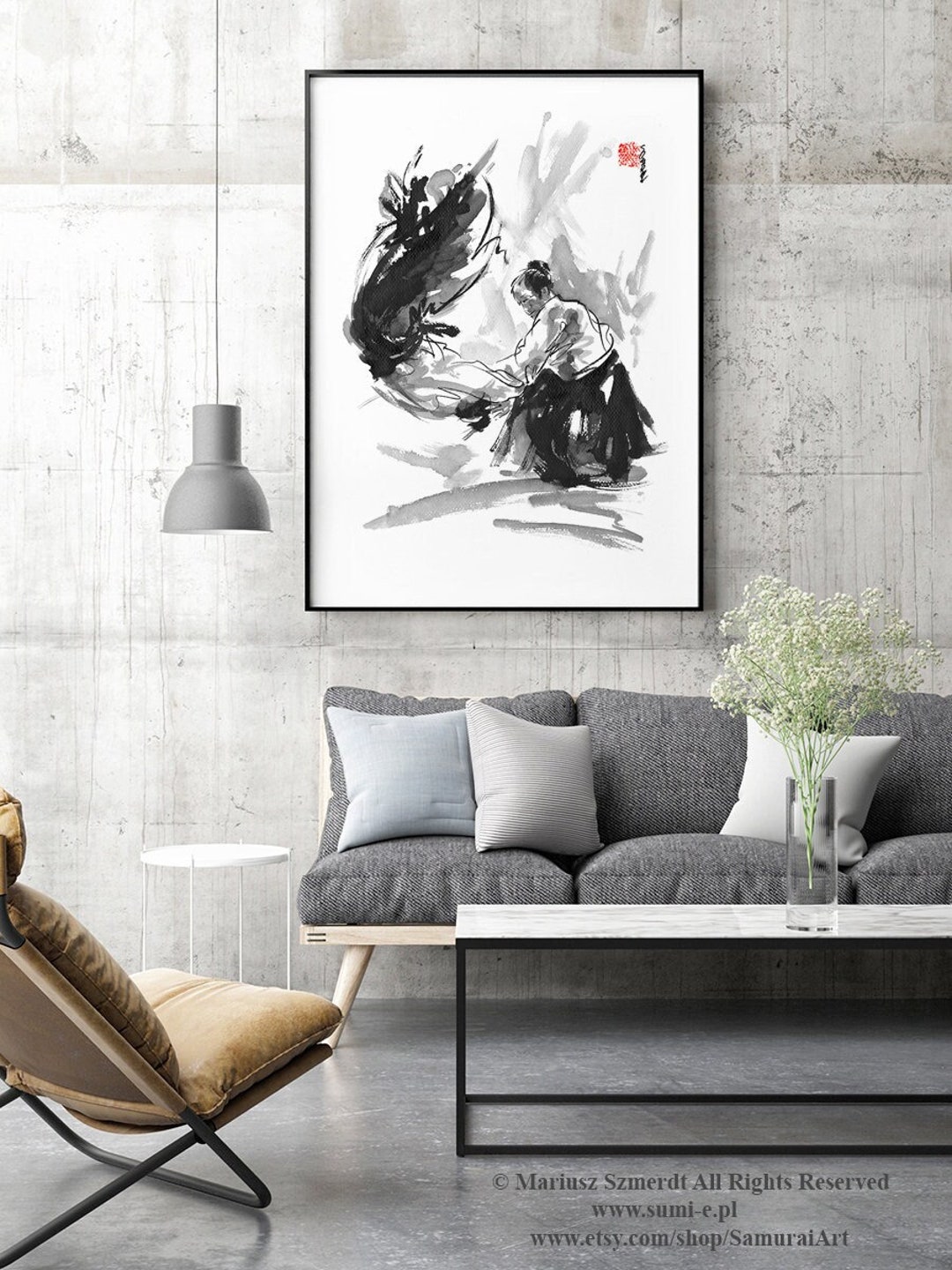 Aikido Prints, Aikido Home Decor, Martial Arts Wall Decor, Aikido ...