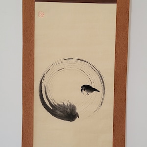 Zen, Zen Painting, Zen Wall Art, Enso Cirlcle, Enso Wall Art, Japanese ...