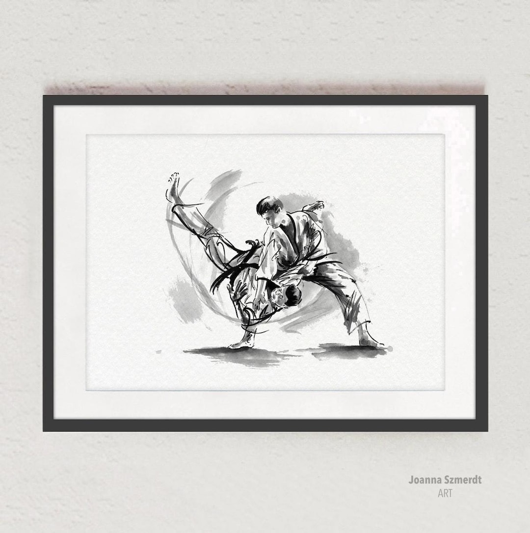 Jujitsu Poster, Jujitsu, Ju Jitsu Wall Decor, Jujitsu Techniques, Ju ...