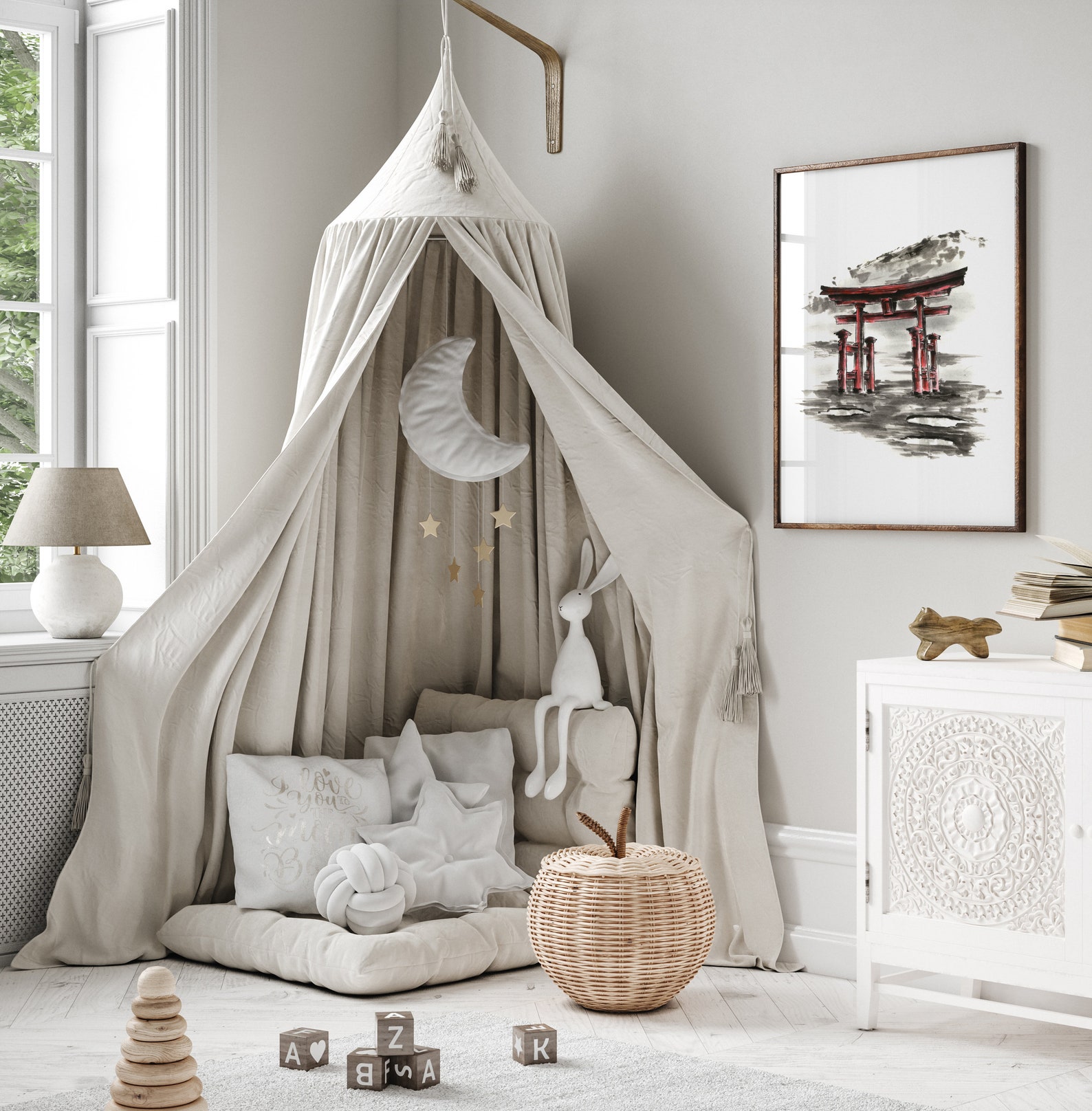 Torii Gate Torii Japanese Home Decor Torii Gate Painting - Etsy